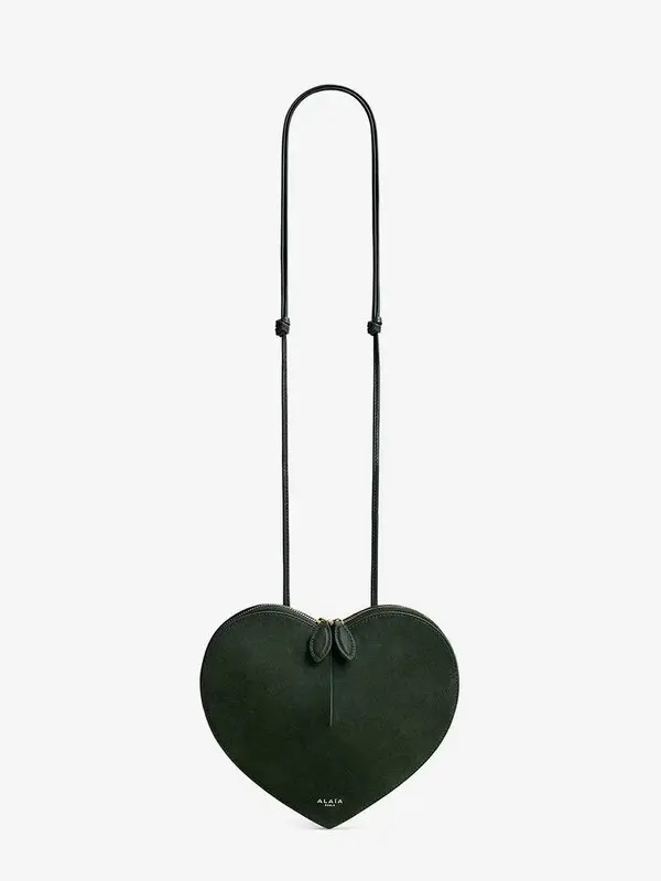 Alaïa Le Coeur Suede Crossbody Bag - Multicolor