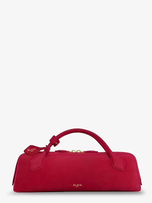 Alaïa Teckel Clutch Suede Handbag