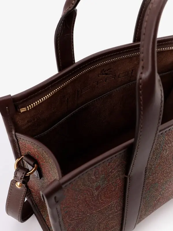 Etro Arnica S Paisley Fabric Handbag With Shoulder Strap - Multicolor