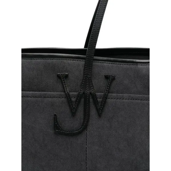 JW Anderson Blue Tote Bags - Black