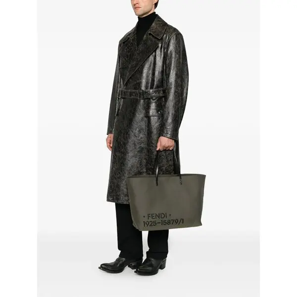Fendi Grey Tote Bags