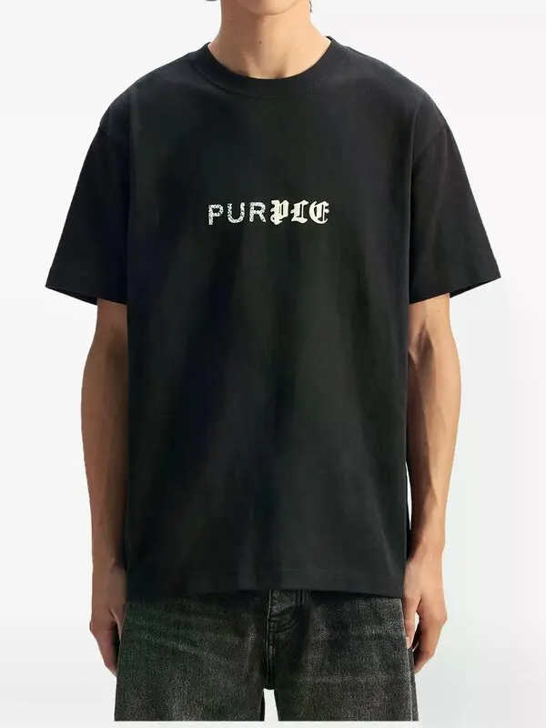 PURPLE BRAND Logo-print T-shirt