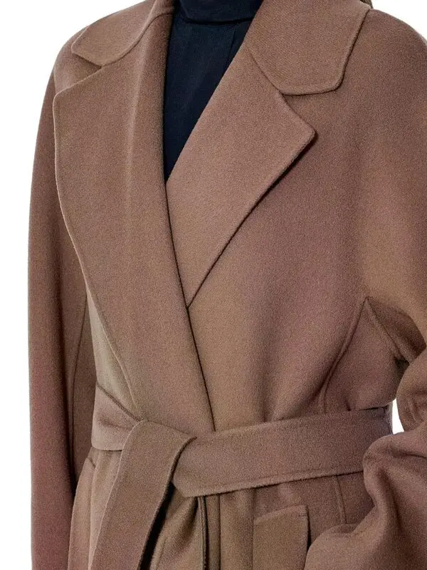 Max Mara Belted Notched-lapel Coat