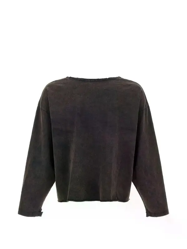 SECOND / LAYER Skull-print Long-sleeve T-shirt