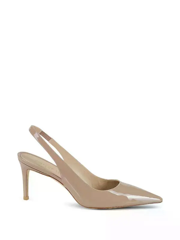 STUART WEITZMAN Pointed-toe Slingback Pumps - Neutrals