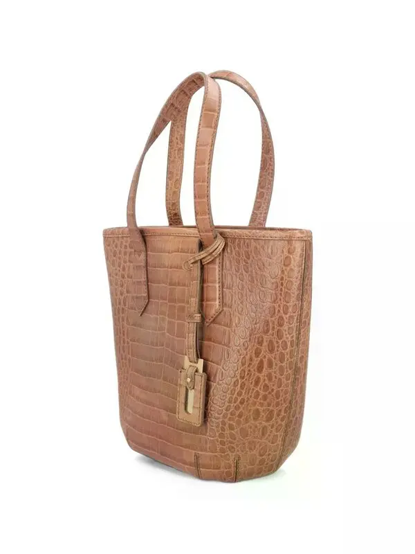 Max Mara Croc-effect Tote Bag