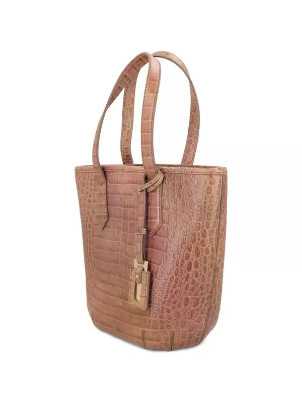 Max Mara Croc-effect Tote Bag