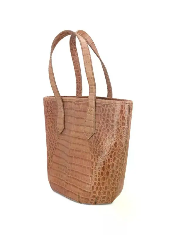 Max Mara Croc-effect Tote Bag