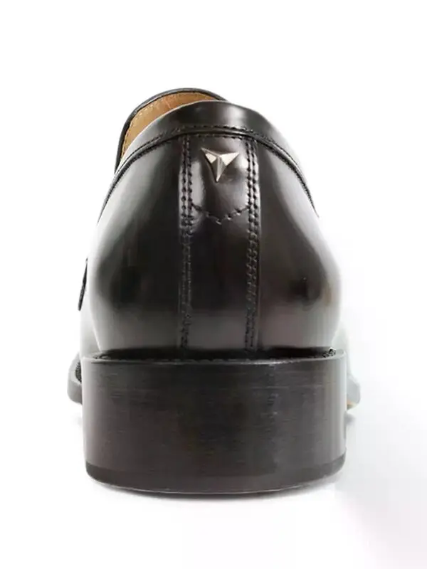 Fendi Polished Leather Loafers
