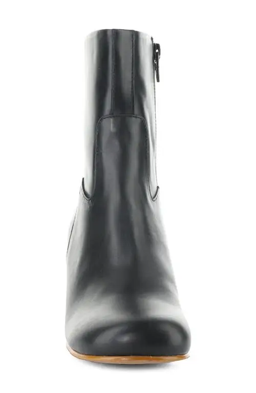 Fly London Tael Leather Wedge Bootie - Black