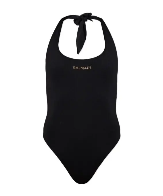 Balmain Sleeveless One-piece Swimsuit