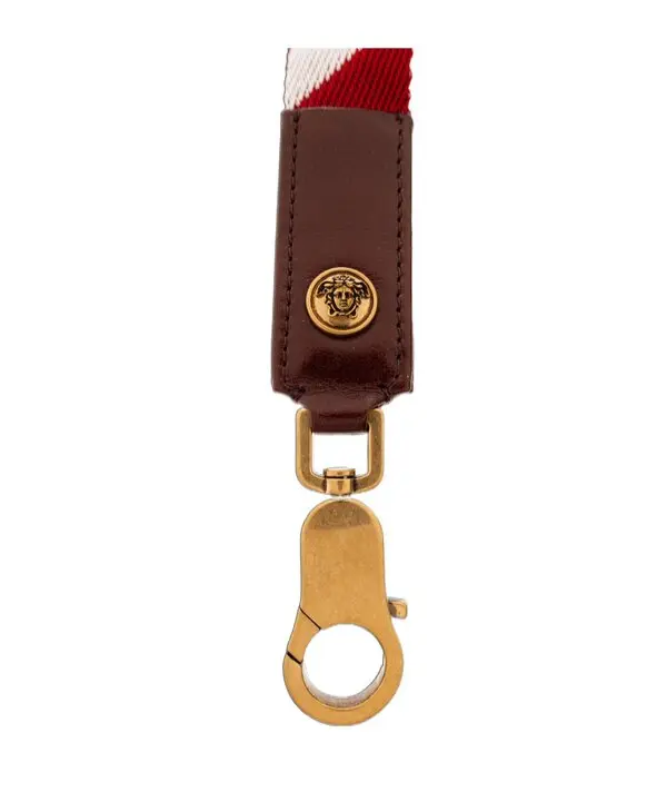 Versace Patterned Lanyard Keychain