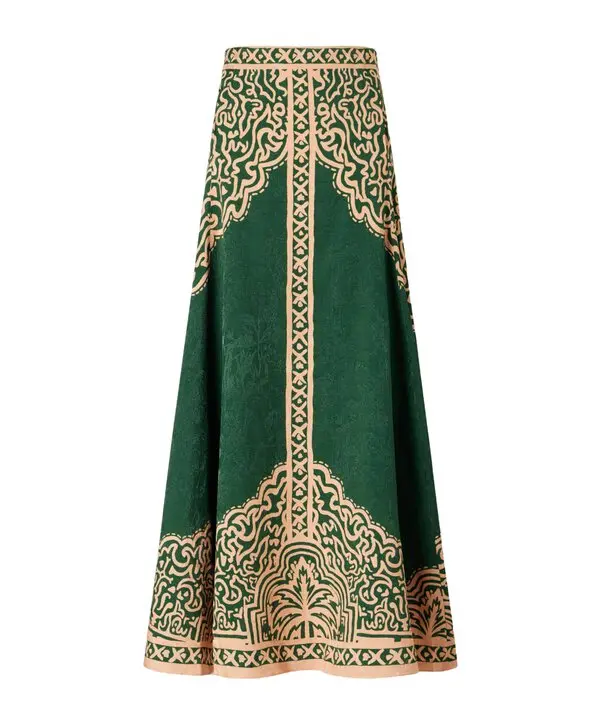 Johanna Ortiz Satin-jacquard Maxi Skirt - No