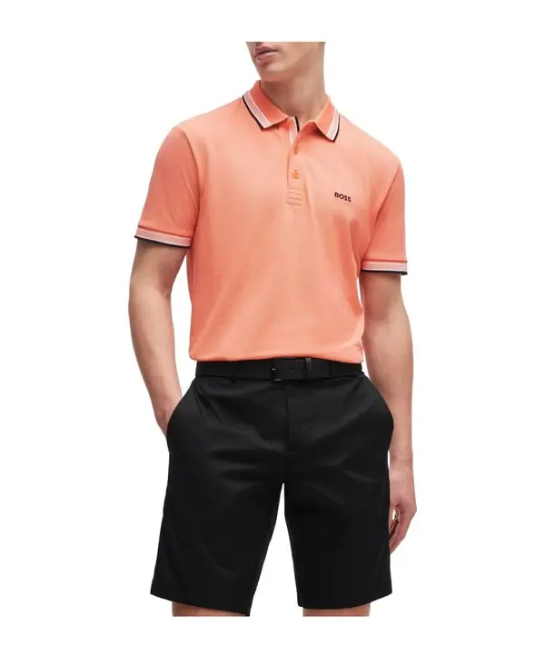 Hugo Boss Polo Shirt With Contrast Tipping