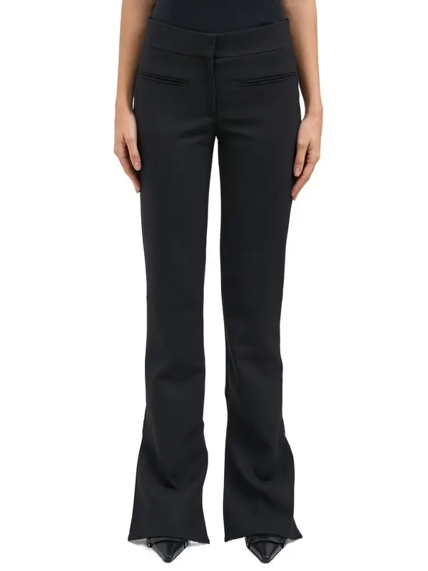 COURREGES Solid Color Casual Pants