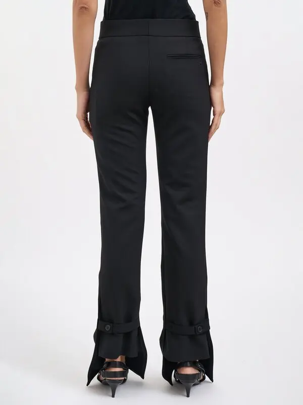 COURREGES Solid Color Casual Pants