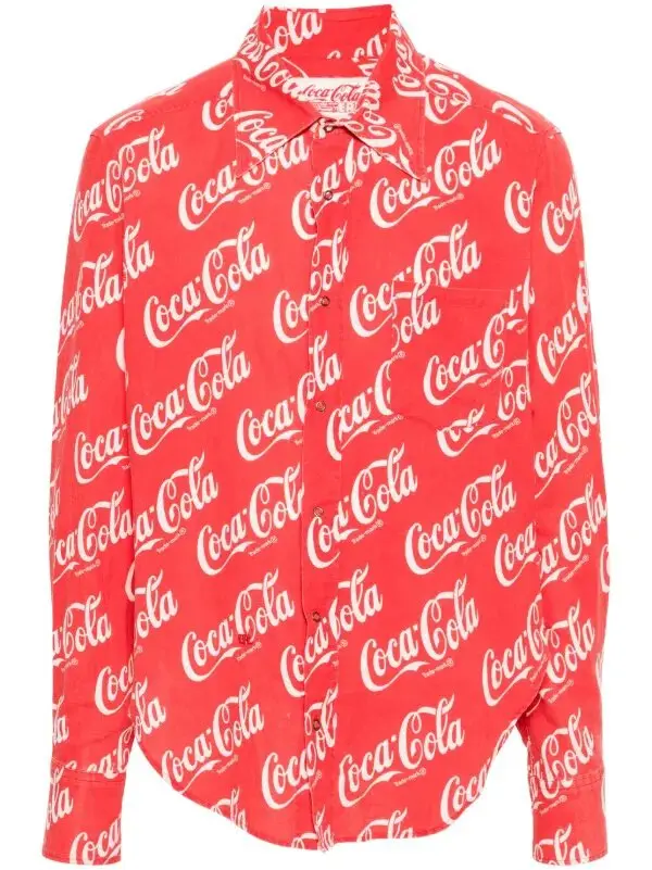 ERL X Coca-cola Print Shirt