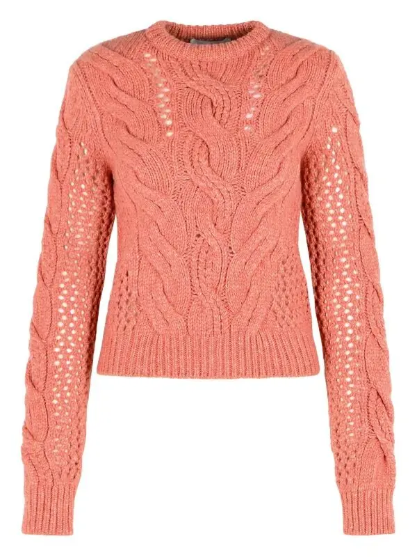 Sportmax Radio Linen Braid Sweater - Black