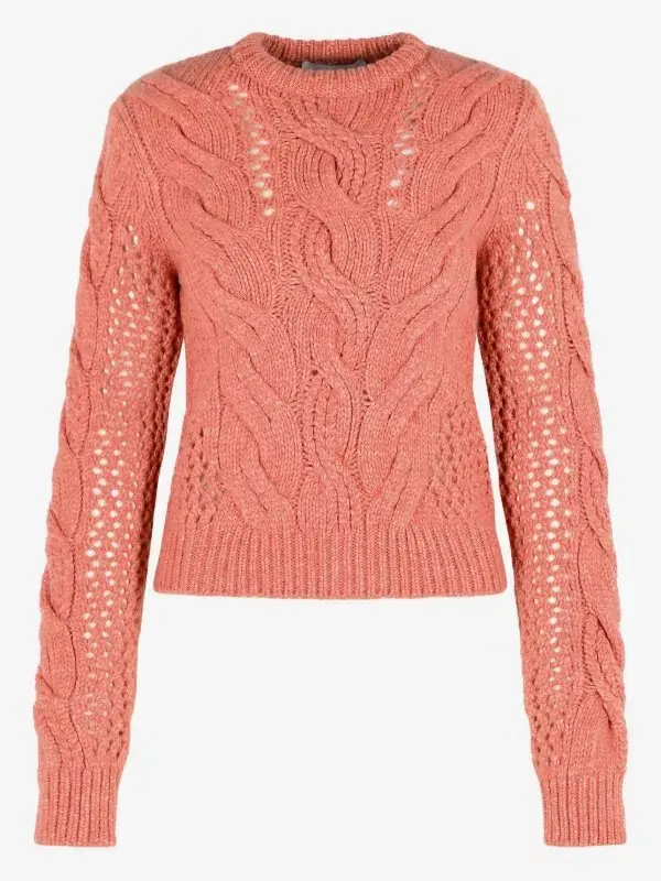 Sportmax Radio Linen Braid Sweater - Black