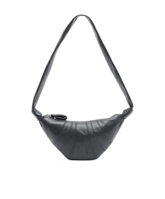LEMAIRE Croissant Small Leather Bag - Blue