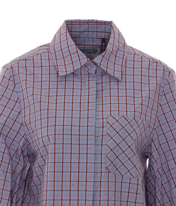 Essentiel Antwerp Kalmia Checked Strass Shirt - No