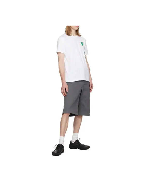 Play Comme Des Garcon Heart-shaped Logo T-shirt
