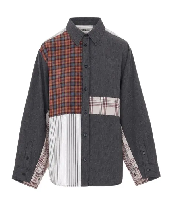 Essentiel Antwerp Kingsley Patchwork Shirt
