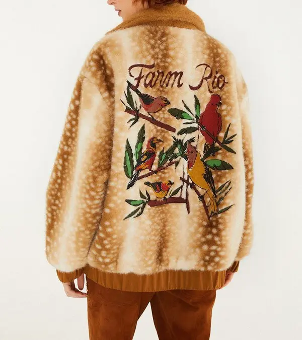 Farm Rio Reversible Embroidered Jacket - No