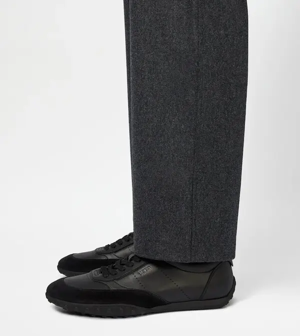 TOD'S Perforated Detail Lace-up Sneakers