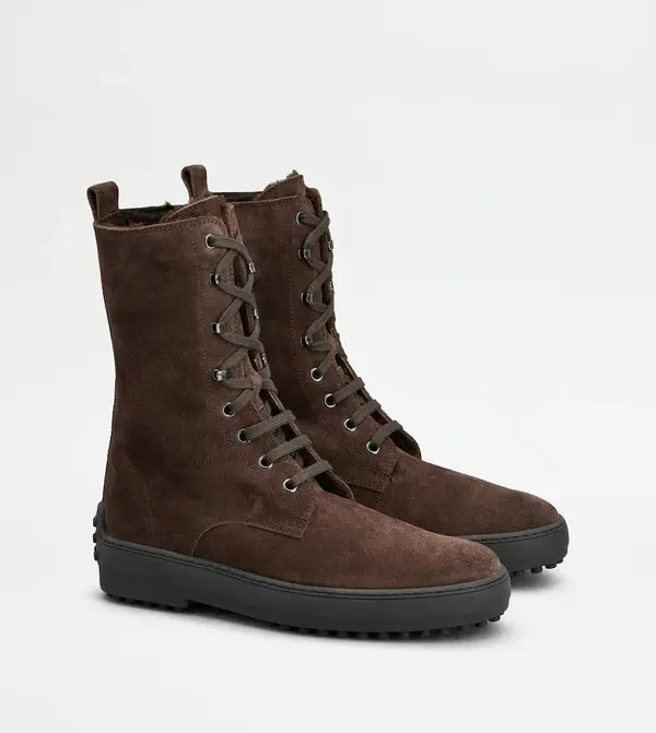 TOD'S Win Gomm Lace-up Ankle Boots