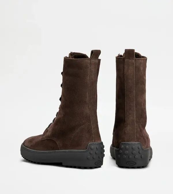 TOD'S Win Gomm Lace-up Ankle Boots