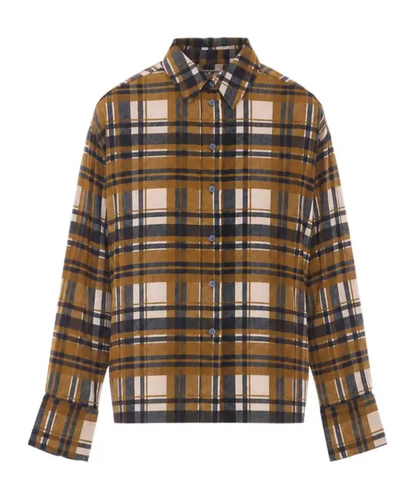 Essentiel Antwerp Krispy Checked Button-up Shirt