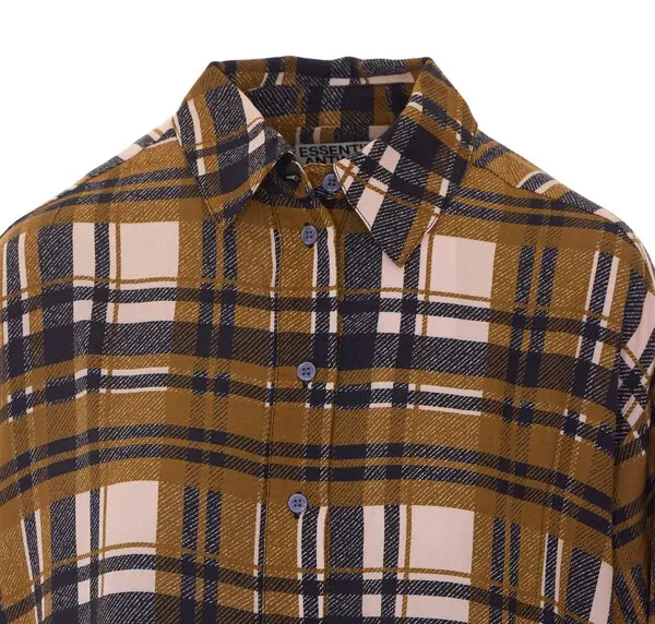 Essentiel Antwerp Krispy Checked Button-up Shirt