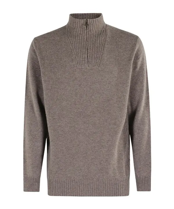 Barbour Long Sleeve Half-zip Jumper