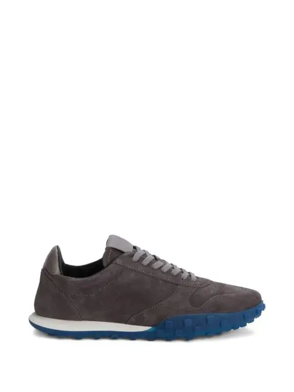 JIL SANDER Moon Suede Strap-up Sneakers