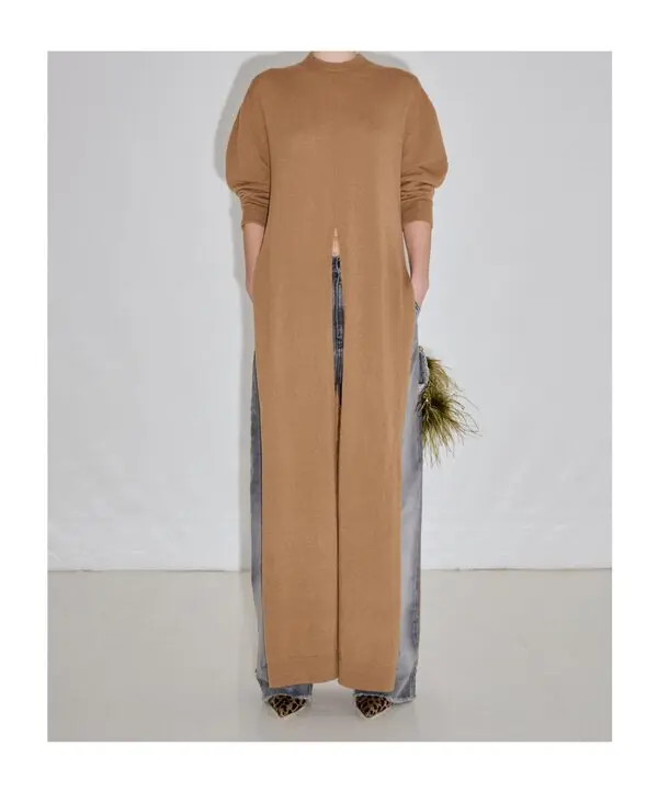DARKPARK Gia Knit Oversized Long T-shirt