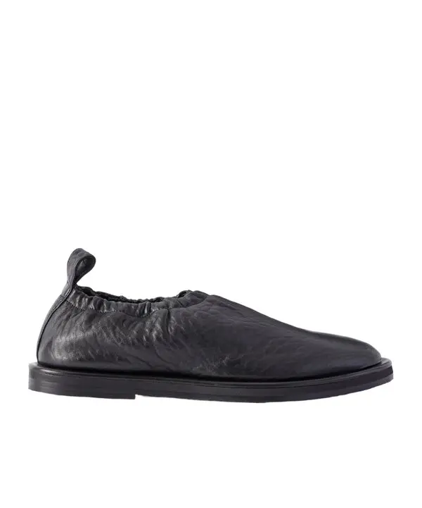 Studio Nicholson Crinkled Leather Loafers