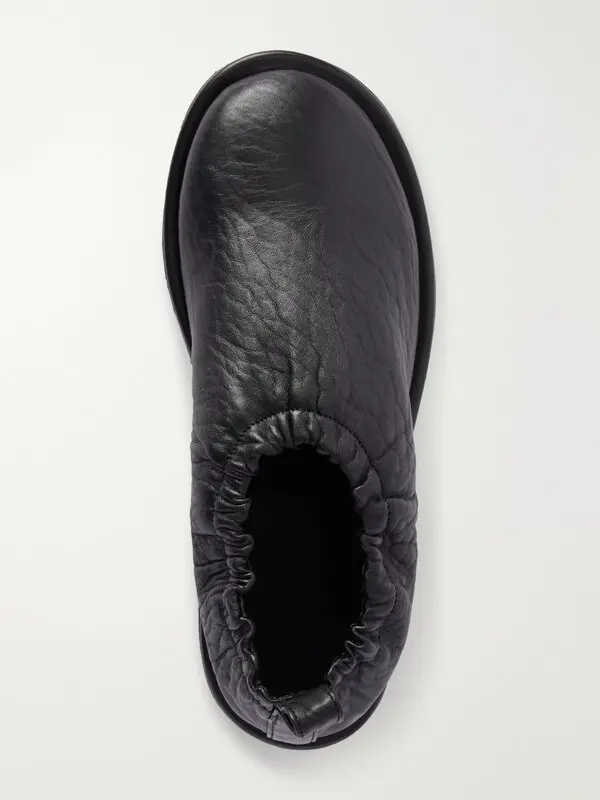 Studio Nicholson Crinkled Leather Loafers