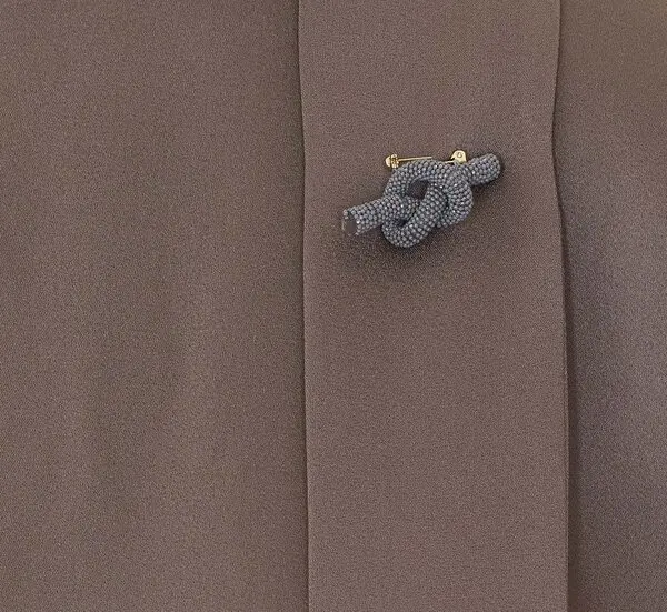Fabiana Filippi Falcon Scarf Detail Top