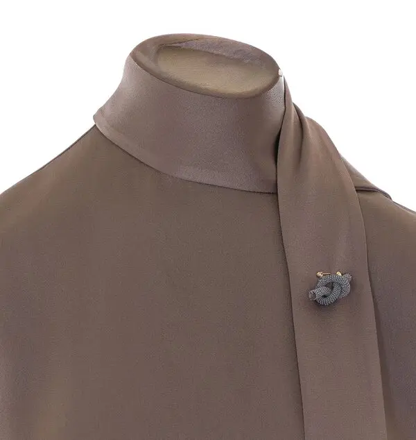 Fabiana Filippi Falcon Scarf Detail Top