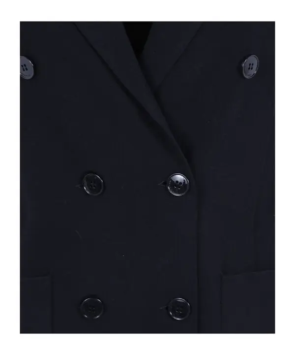 Elisabetta Franchi Double-breasted Knit Blazer