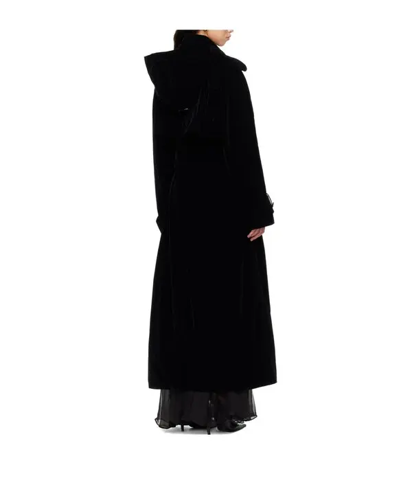 JEAN PAUL GAULTIER Hooded Trench Coat With A Lapel Collar