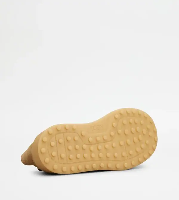 TOD'S Suede Platform Lace-up Shoes