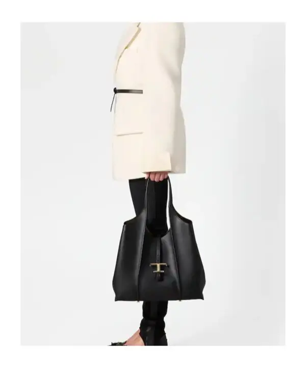 TOD'S T Timeless Shopping Bag In Leather Medium