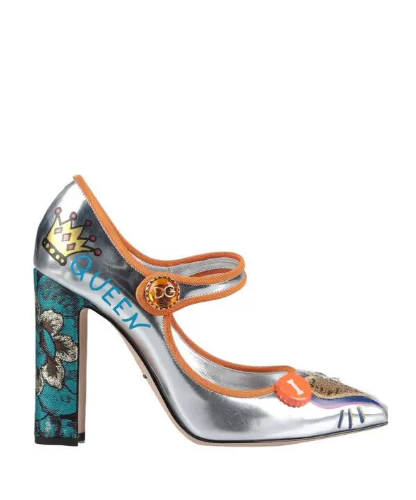 Dolce & Gabbana Simple High-heeled Shoes - Silver