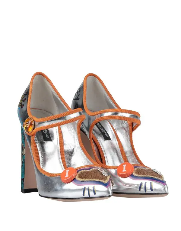 Dolce & Gabbana Simple High-heeled Shoes - Silver