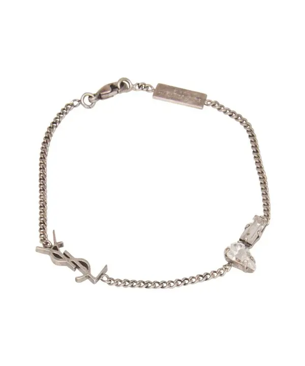 Saint Laurent Metal Bracelet - Silver