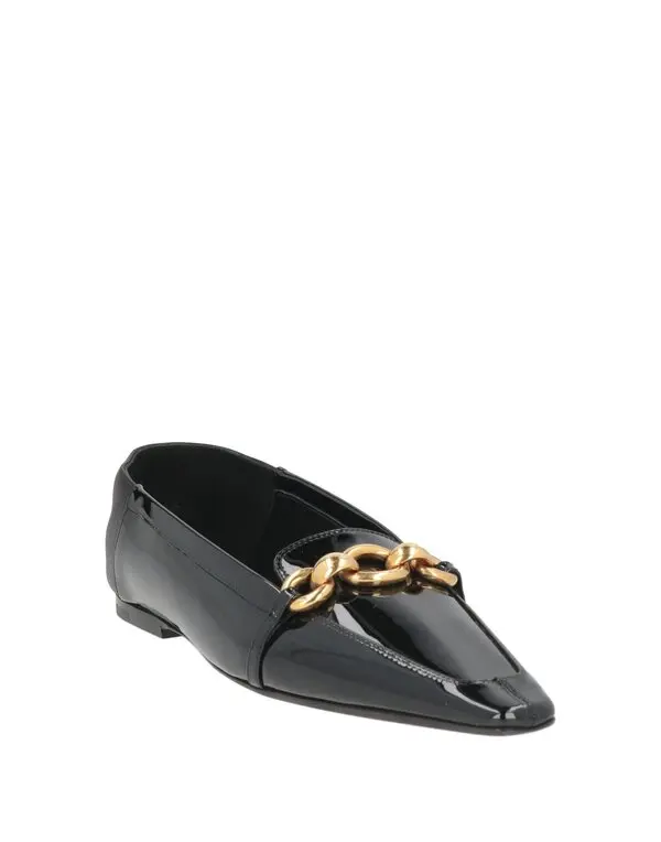 Saint Laurent Glossy Leather Loafers
