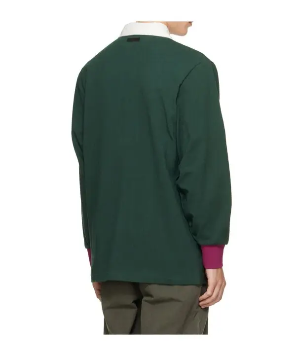 ENTIRE STUDIOS Button-front Long-sleeve Polo Shirt