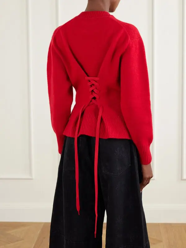 Simone Rocha Merino Wool-blend Sweater